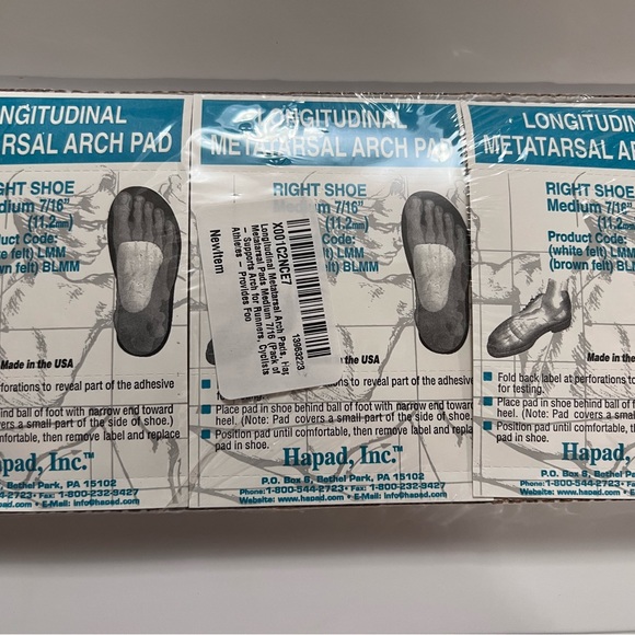 longitudinal metatarsal arch pad | Other | 3 Pr Longitudinal Metatarsal ...